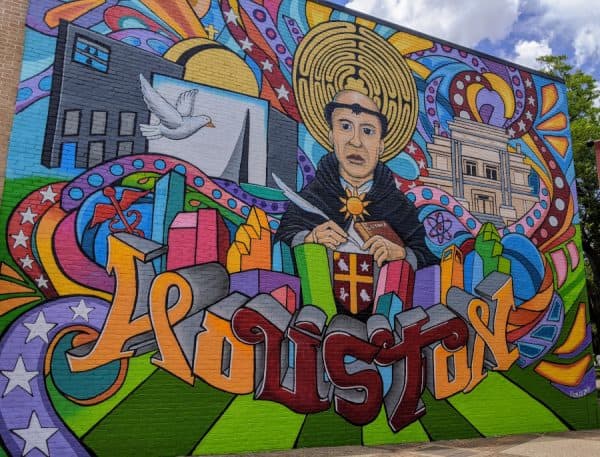 St. Thomas Aquinas Mural at the University of St. Thomas – JillBJarvis.com